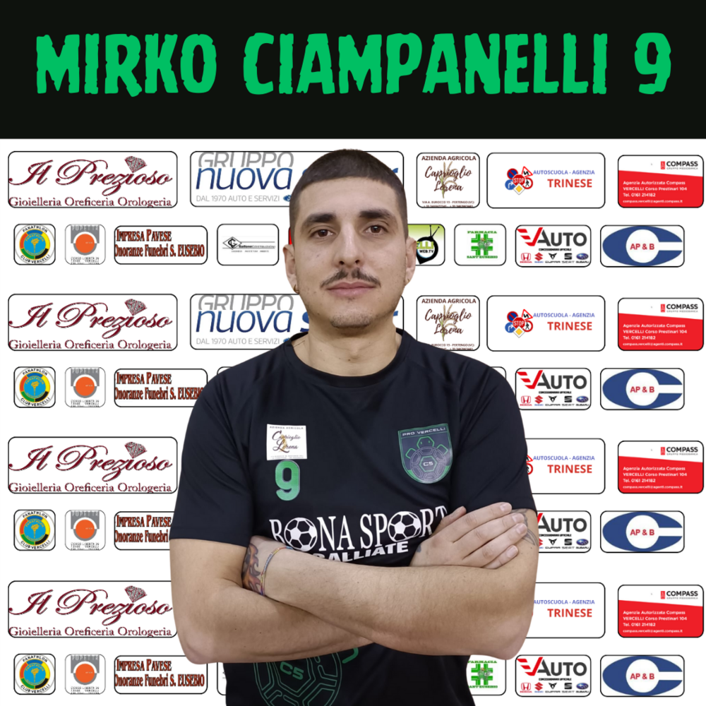 Scheda Giocatore G7322522 - Pro Vercelli C5 - Calcio a 5 Serie C2 ...
